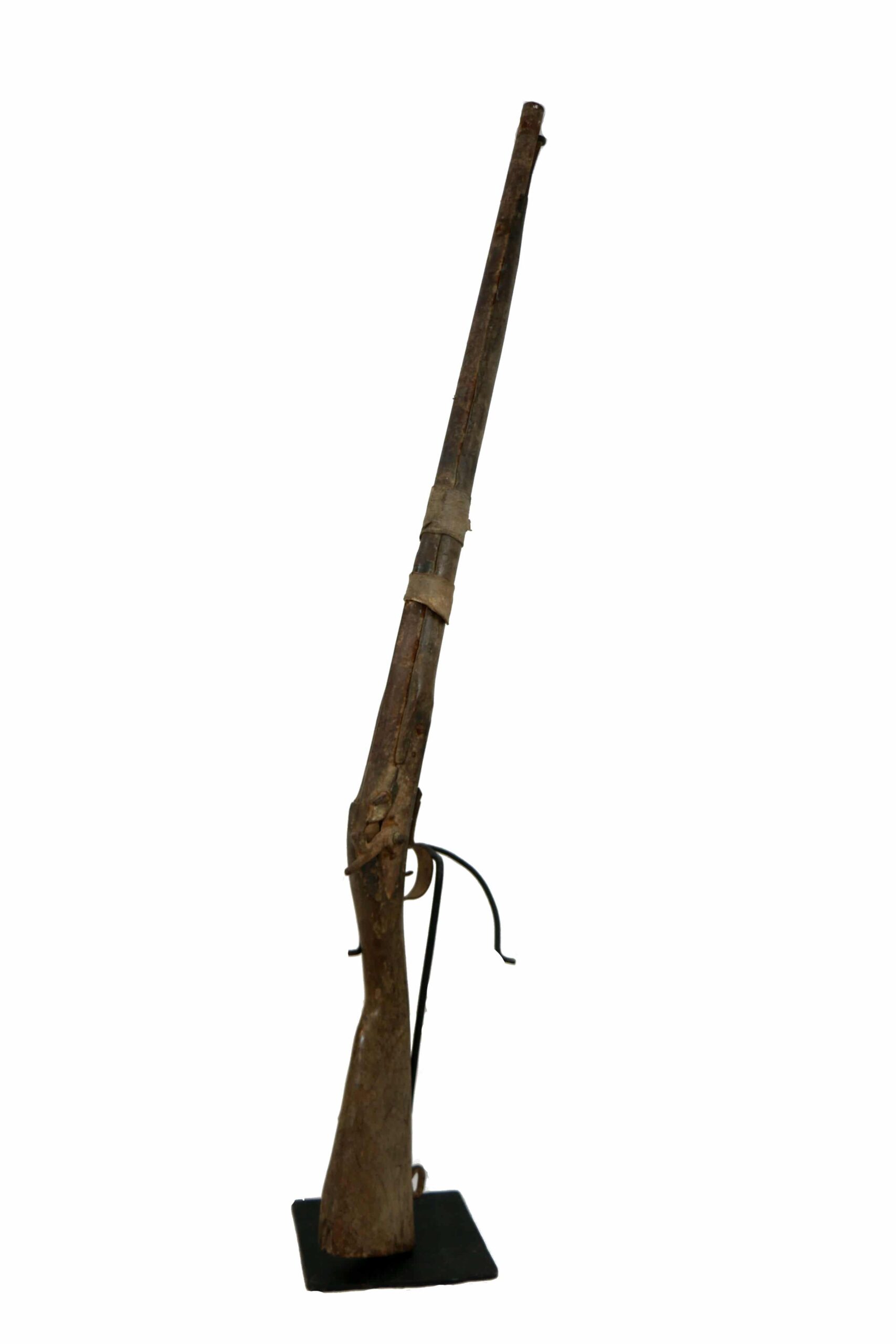 Dogon Colonial Bronze Flintlock Musket -Mali - African-Arte